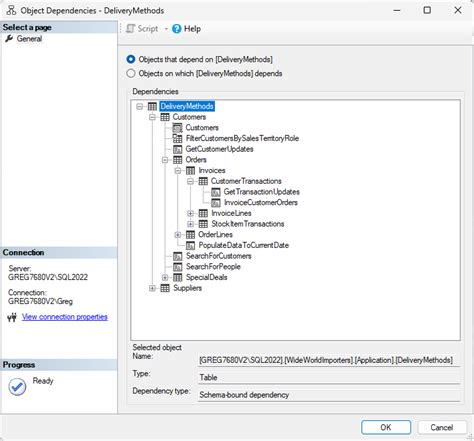 Ssms Tips And Tricks 1 10 Dependency Tracking The Bit Bucket