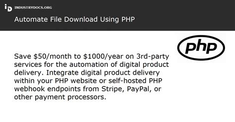Zip And Exe File Download Link Automation In PHP