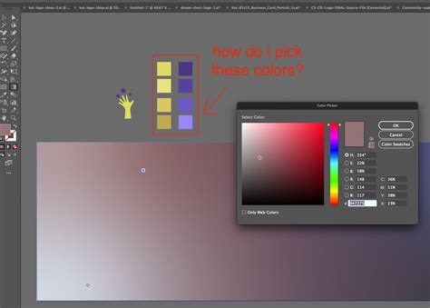 Solved How To Use The Eyedropper Tool In Colour Picker Adobe