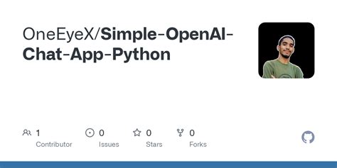 Github Oneeyexsimple Openai Chat App Python