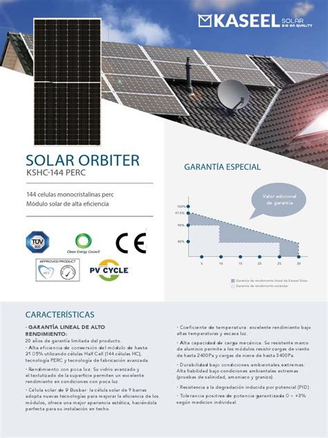 Panel Solar W Kaseel Mono Perc Hc 10992051 Techsheetsup Descargar