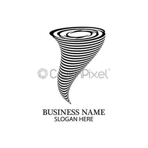 Tornado Symbol Vector Illustration Stock Vector 3518457 Crushpixel