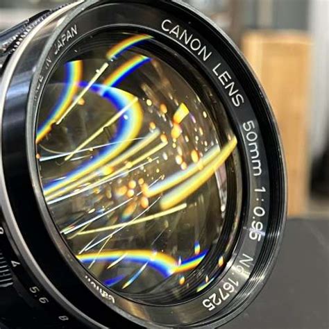 Canon 50mm F0 95 L M Coupling With Filter 二手或全新手動對焦鏡頭 攝影產品