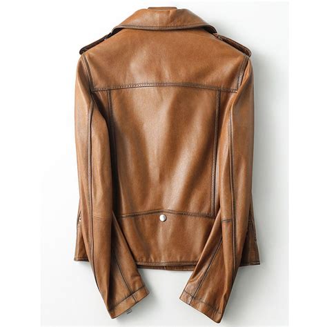 Badu Bg Модни кожени якета с цип дамско облекло с дълъг ръкав мотоциклетно велурено палто с