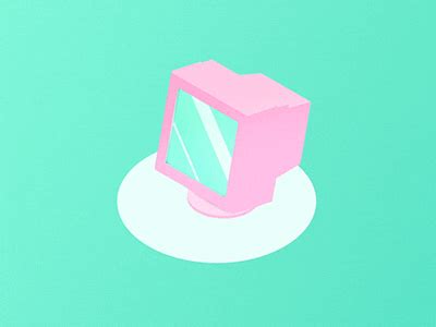 Girly Computer Monitor Animation GIF GIFDB Com