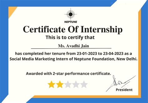 Hello Everyone I Have Recently Completed My First Internship With Neptune Foundation As It