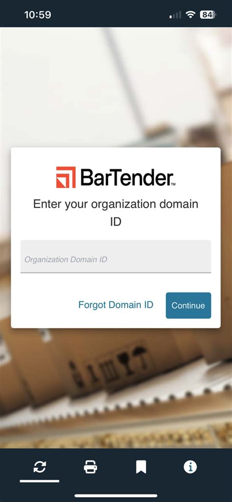 How To Sign In To Bartender Cloud Using The Bartender Mobile App