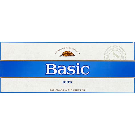 Basic Basic 100 Box 10 Ea Cigarettes Hays