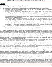Topic 11 Suggested Tutorial Solution Docx ACCT7107 Management
