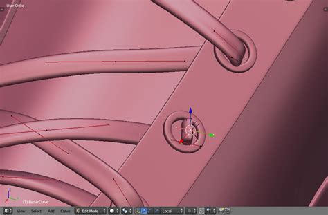 Modeling Why When I Rotate A Point In A Curve All The Points Is Rotating Blender Stack Exchange
