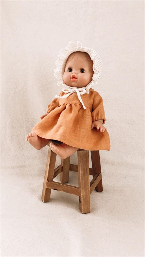 Minikane Doll Clothes Set Minikane Doll Dress Linen Clothes For Minikane 13 Inch Doll