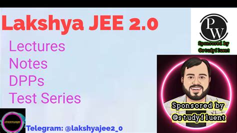 Physics Wallah Lakshya Batch Jee 20 Complete Course Download In Free