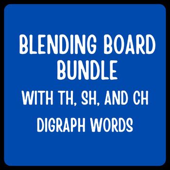 Orton Gillingham Blending Board Bundle With Digraph Words Powerpoint