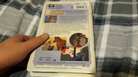 Balto 1995 Vhs Review Youtube