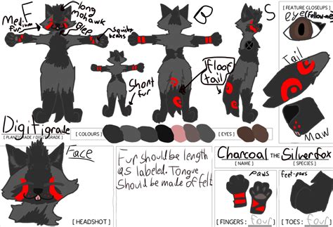 Updated Ref Sheet By Rockyfoxx On Deviantart