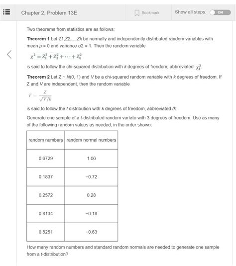 Solved Chapter 2 Problem 13E Show All Steps ON Bookmark Chegg