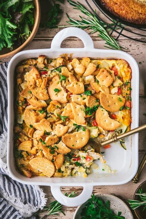Southern Chicken Zucchini Casserole The Seasoned Mom