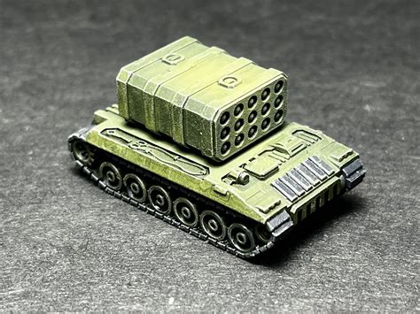 Stl File H Mlrs Heavy Mutiple Launch Rocket System・3d Printing Template
