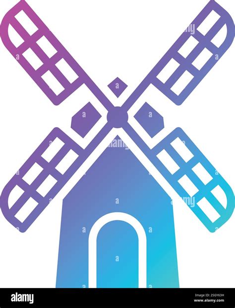 Mill Vector Icon Design Illustration Stock Vector Image And Art Alamy