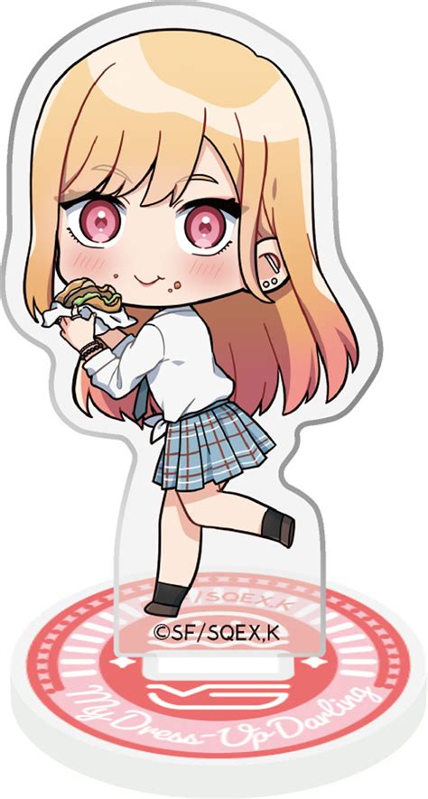 My Dress Up Darling Marin Kitagawa Eating Chibi Acrylic Stand Figure