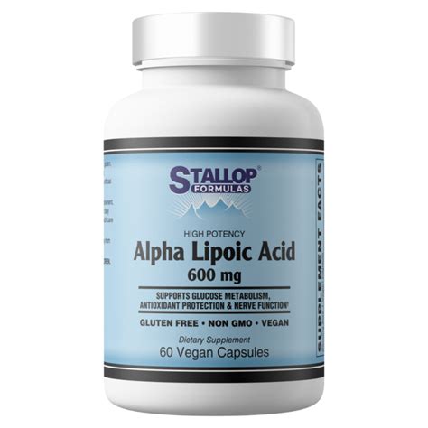 Alpha Lipoic Acid Capsules Antioxidant Power And Nerve Function†