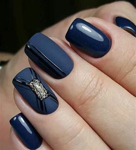 50 Stunning Matte Blue Nails Acrylic Design For Short Nail Page 29 Of