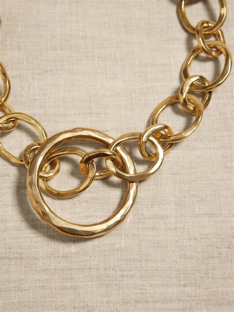 Banana Republic Circolo Chain Necklace Aureus Argent Mall Of America®