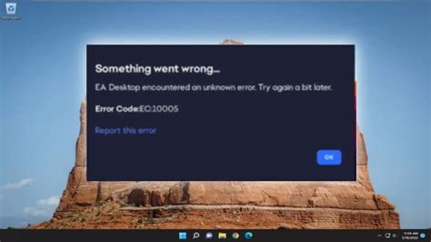 Solución Ea Desktop Error Code 10005 En Pc Con Windows Mundowin