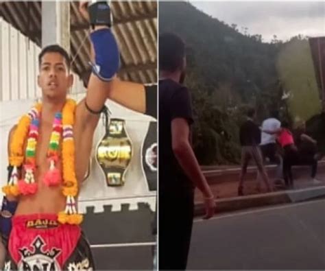Notícias Lutador de muay thai cai de seis metros de altura e morre