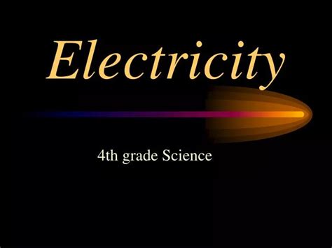PPT Electricity PowerPoint Presentation Free Download ID