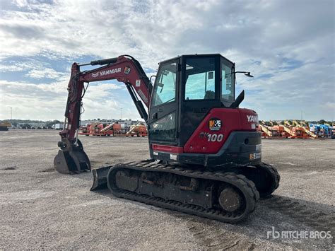 2022 Yanmar Sv100 2a Mini Excavator Ritchie Bros Auctioneers