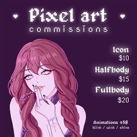 open pixel art commissions by alikokoro on deviantart
