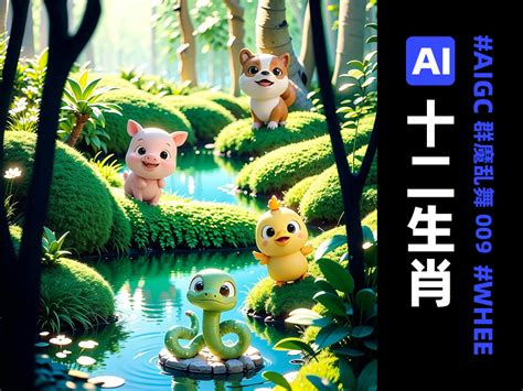 Ai十二生肖 「群魔乱舞」009 Aigc绘画教程 Whee影天酱 站酷zcool