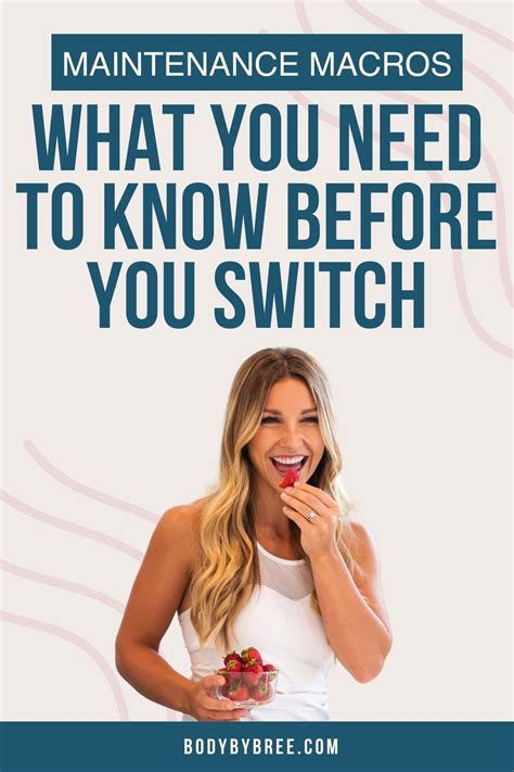 How To Know When Its Time To Switch To Maintenance Macros Artofit