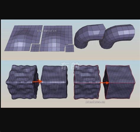 Blender插件 Volume Preserving Smoothing 27 保持体积平滑网格插件 建模拓扑优化工具 Blender布的