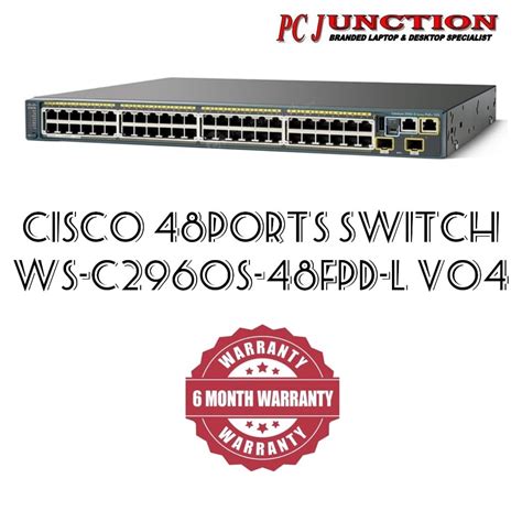 Cisco Ws 2960s 48fpd L V04 Switch 48ports Shopee Malaysia