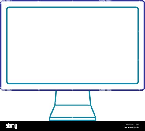 Monitor Computer Keyboard Technology Device Screen Stock Vector Image And Art Alamy