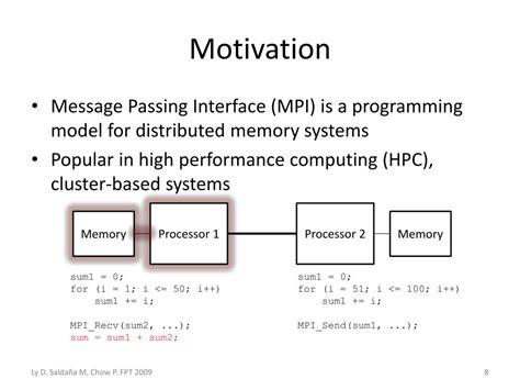 Ppt Challenges Of Using Embedded Mpi For Hardware Processing Nodes