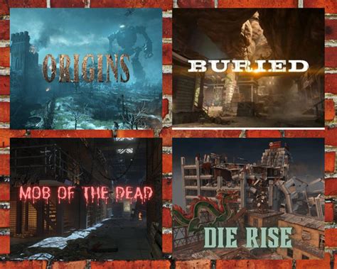 Call Of Duty Black Ops Zombies Maps List