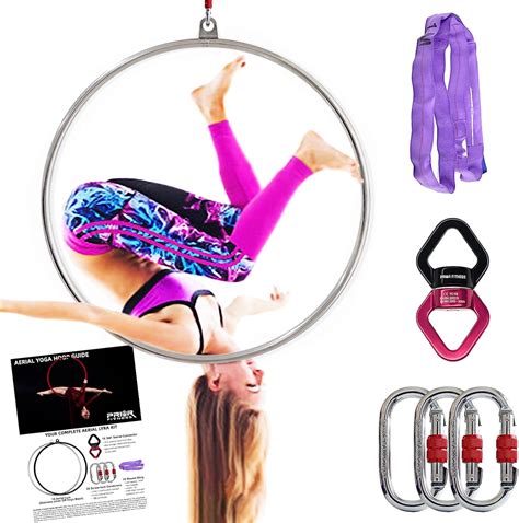 Prior Fitness Aerial Hoop Set Professional Aerial Lyra Hoop 80cm85cm
