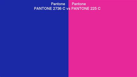 Pantone 2736 C Vs Pantone 225 C Side By Side Comparison