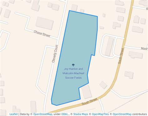 Joy Hanlon And Malcolm Macneil Soccer Fields In Quincy Map And Routes