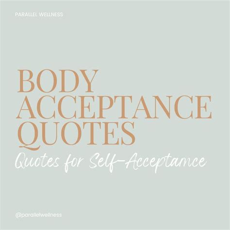 Body Acceptance Quotes