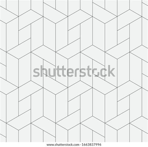 Seamless Vector Pattern Abstract Geometric Linear Stock Vector Royalty Free