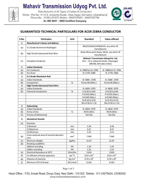 Pdf Gtp Acsr Zebra Conductor Dokumen Tips