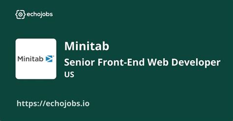 Minitab Is Hiring Senior Front End Web Developer Us Java Html Css Javascript Jquery Git R