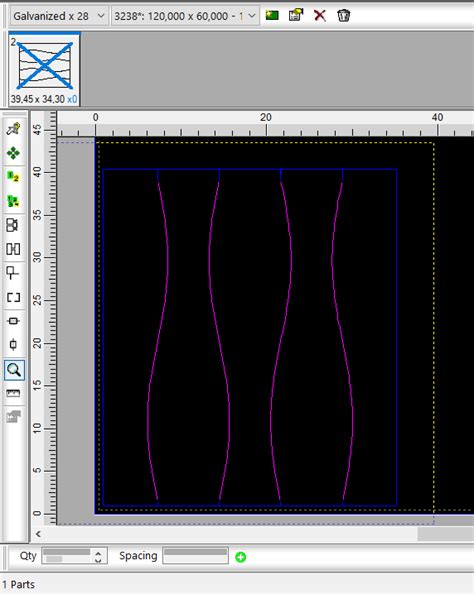 Fehlende Schnitte im NC Programm für Elemente des Typs Stitch Cut in