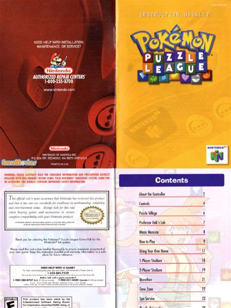 Pokémon Puzzle League Pdf