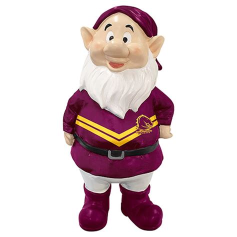 Buy Brisbane Broncos Nrl Mini Garden Gnome In Team Colours 2022 Model