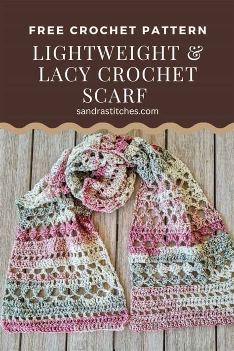 Lacy Crochet Scarf Pattern